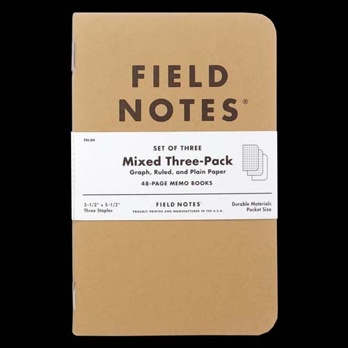 Field Notes Original - Mixed (Pack of 3)